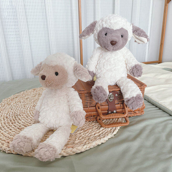 Soft Fluffy Sheep Toys Animal Stuffed & Plush Dolls 35cm Cuddly Lamb ...