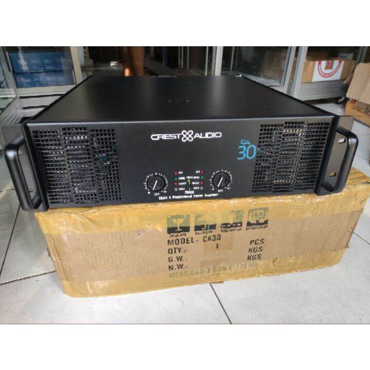 Power Amplifier Crest Audio CA30 Body Panjang Makro Power Ampli Crest ...