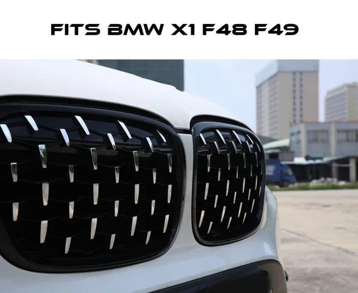 BMW X1 F48 F49 diamond m sport performance front grill msport grille ...