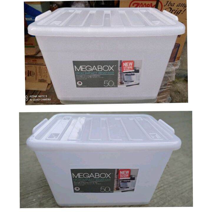 Megabox 50L Clear (Stackable and Durable) | Lazada PH