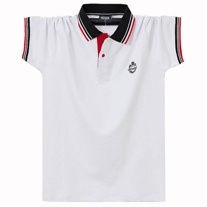 VSheng เสื้อโปโลคอปกขนาดใหญ่สำหรับผู้ชาย,เสื้อลำลองขนาดพิเศษฤดูร้อน ...