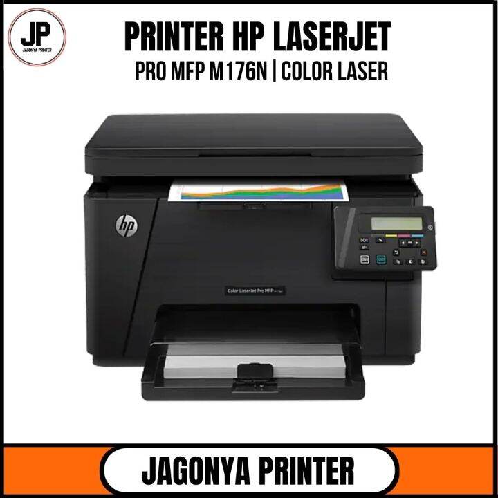 Printer HP Color Laserjet Pro MFP M176N Laser multifungsi A4 warna ...
