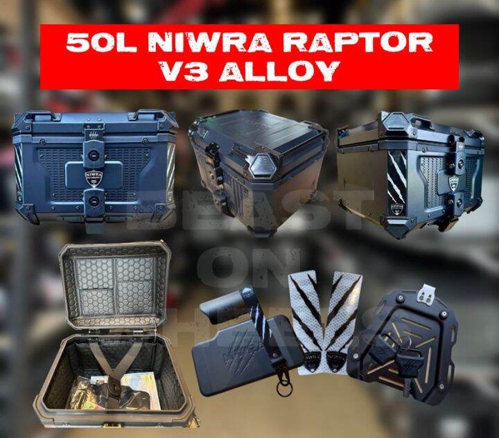 (WITH FREEBIES OF DUAL PURPOSE TOP BOX BAG) Niwra 35L 45L 50L 65L ...
