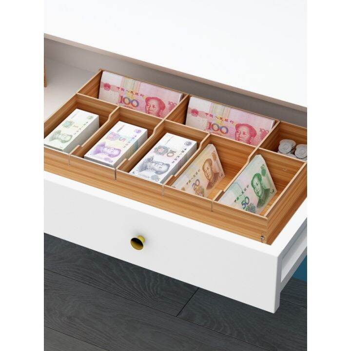 Change Storage Box Money Collection Box Paper Money Storage Box Drawer ...