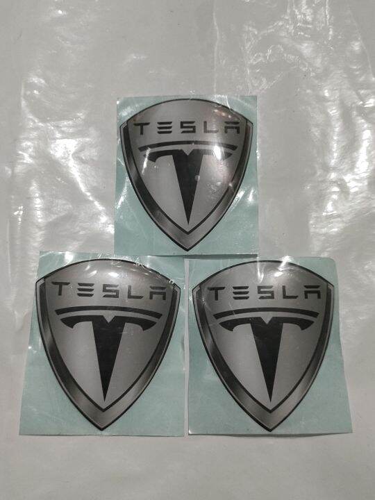 Stiker Timbul Logo TESLA Ukuran 5.5x6.5 cm mantab | Lazada Indonesia