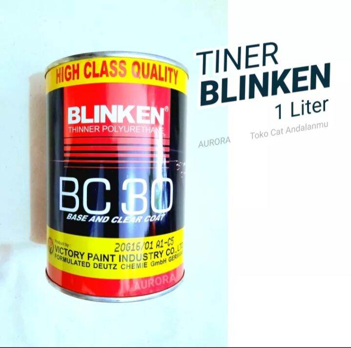 TINER PU BLINKEN TINER BC 30 PENGENCER CLEAR PERNIS | Lazada Indonesia