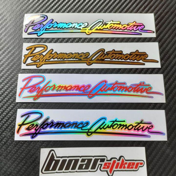 STIKER CUTTING TULISAN PERFORMANCE AUTOMOTIVE | Lazada Indonesia