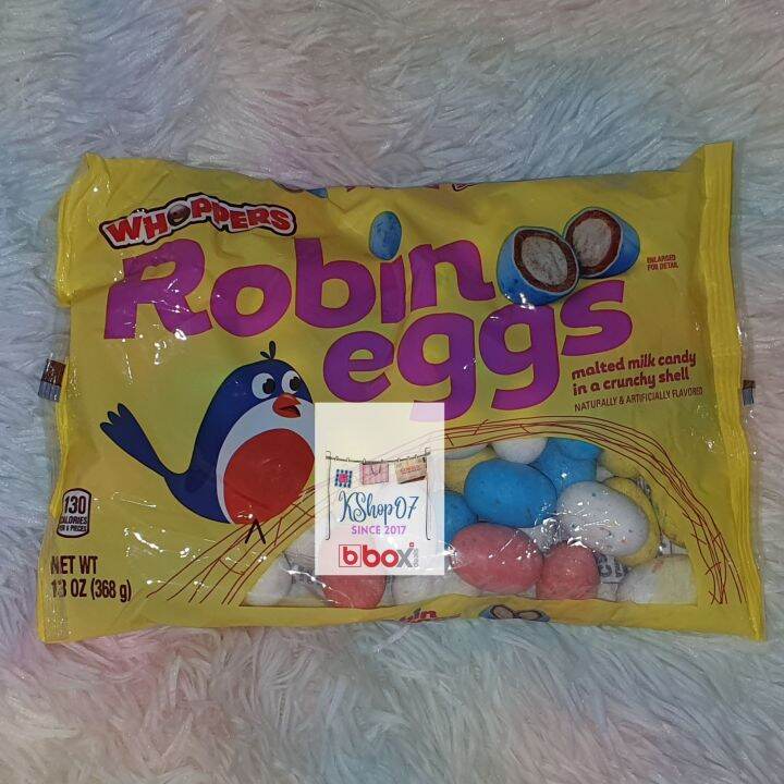 Whoppers Robin Eggs Malted Milk Treats Easter Candy 13 Oz Bag
