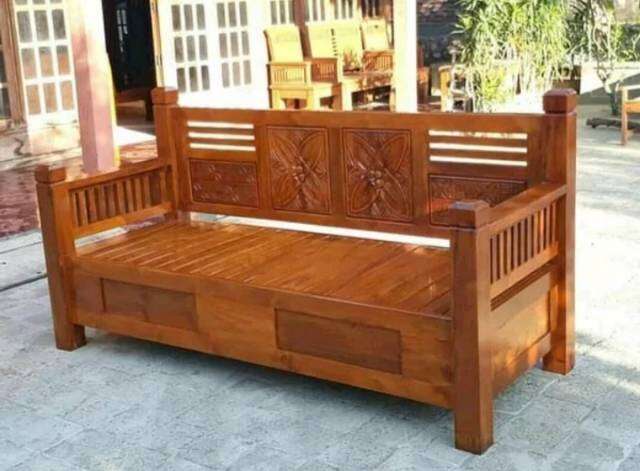 BALE BALE MINIMALIS KAYU JATI | Lazada Indonesia