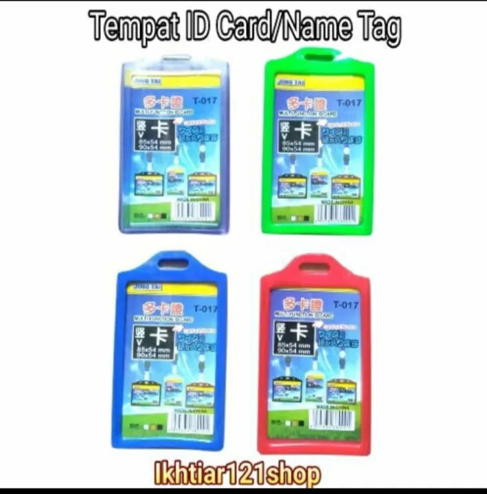 Tempat Name Tag/Tempat ID Card Double face Ukuran KTP dan sejenisnya ...