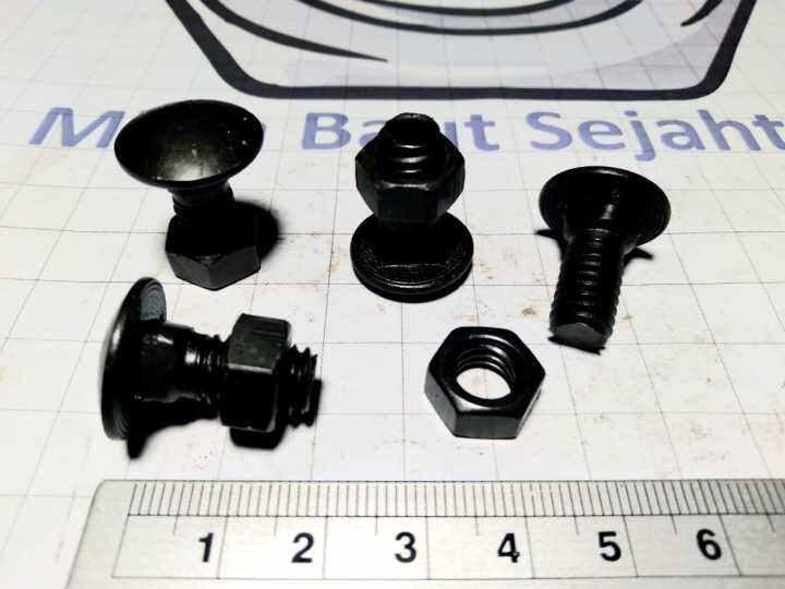 2 PCS Baut Cb 5/16 x 3/4 inchi / Baut payung / Pagar / Bumper / Baut ...
