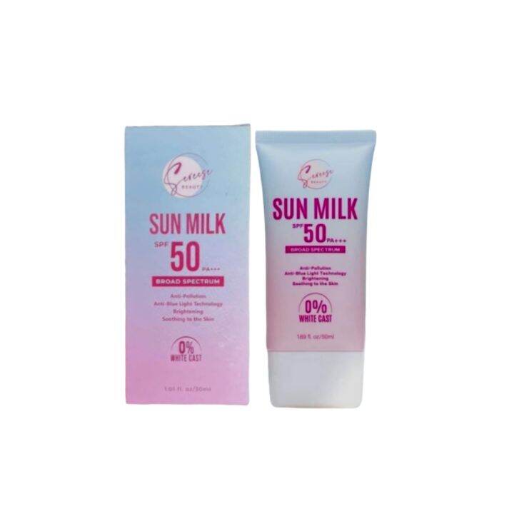 Sereese Beauty Sun Milk SPF50 No White Cast Version 2 50g | Lazada PH