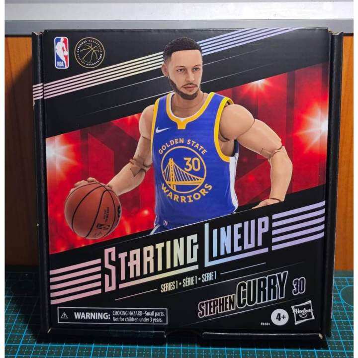 Hasbro NBA Starting LineUp Steven Curry Golden State Warriors No. 30 ...