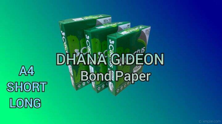 Bond Paper A4, Short, Long (Cactus Brand) | Lazada PH