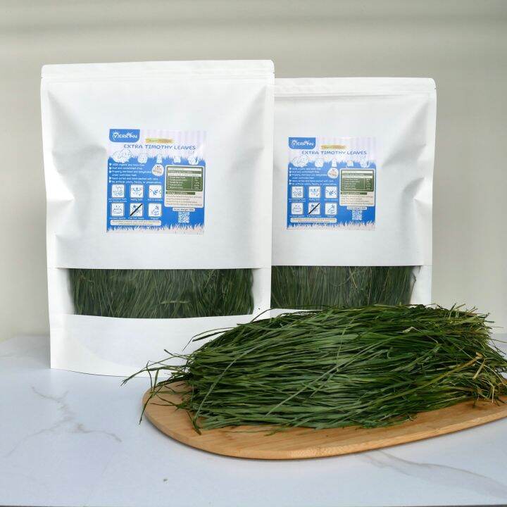 หญ้าทิโมธีคัดใบ - Extra timothy leaves by Merryn (150G) | Lazada.co.th