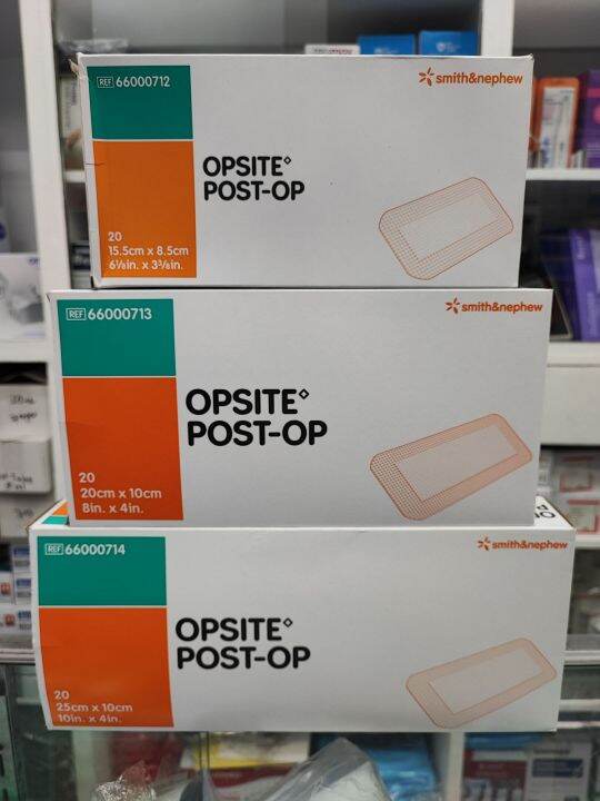 OPSITE POST-OP (15.5cm x 8.5cm, 20cm x 10cm & 25cm x 10cm) - Sold per ...