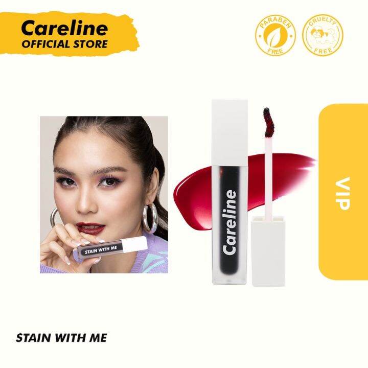Careline Stain with Me Lip & Cheek Tint (Vip/Top Notch/Pleased/All ...