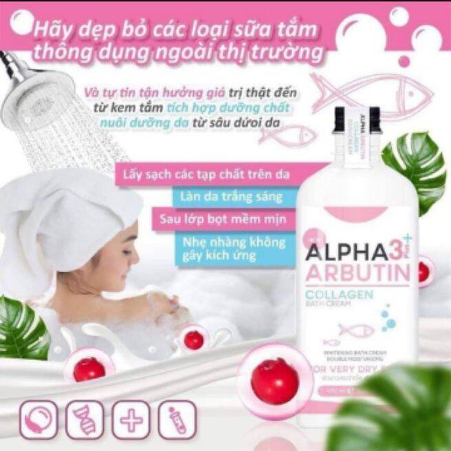 Precious Skin Alpha Arbutin 3 Plus Whitening Collagen Bath Cream ...