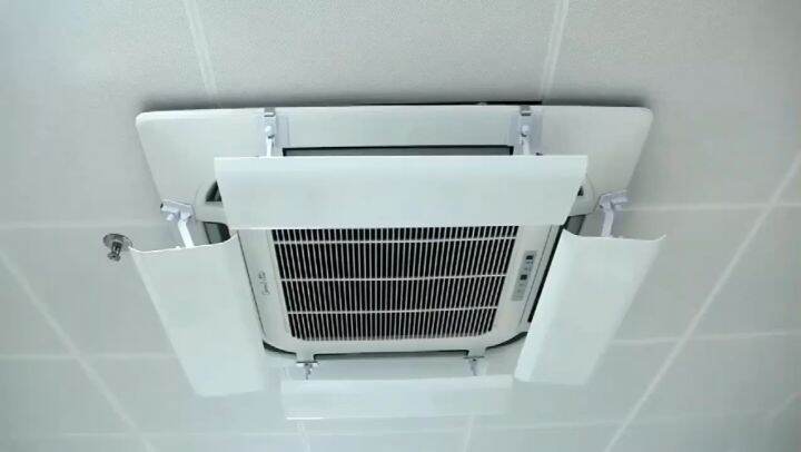 4Pcs/Set Reflektor / Talang AC Cassette Penahan angin/Air screen cover ...