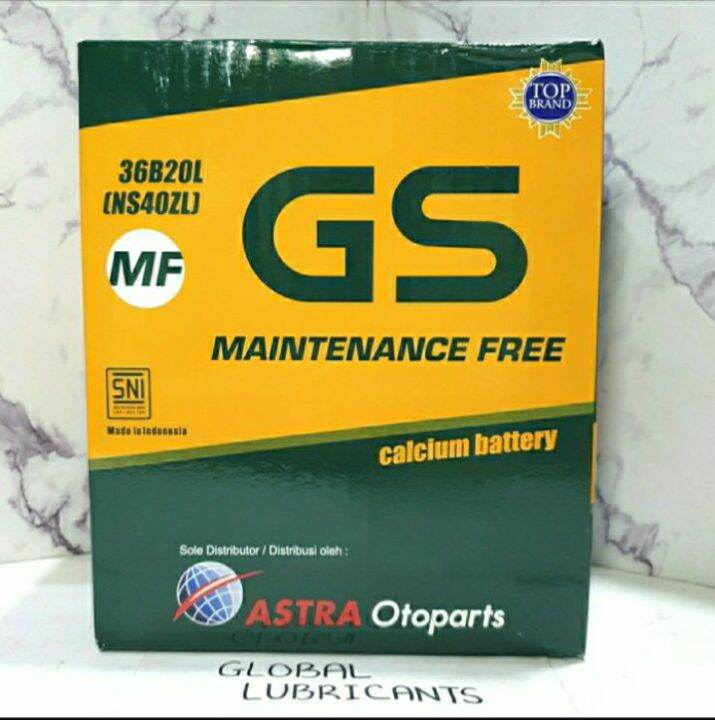 Aki/ Baterai Kering GS ASTRA MF NS40ZL New Rio/ Visto/ i10/ Karimun ...