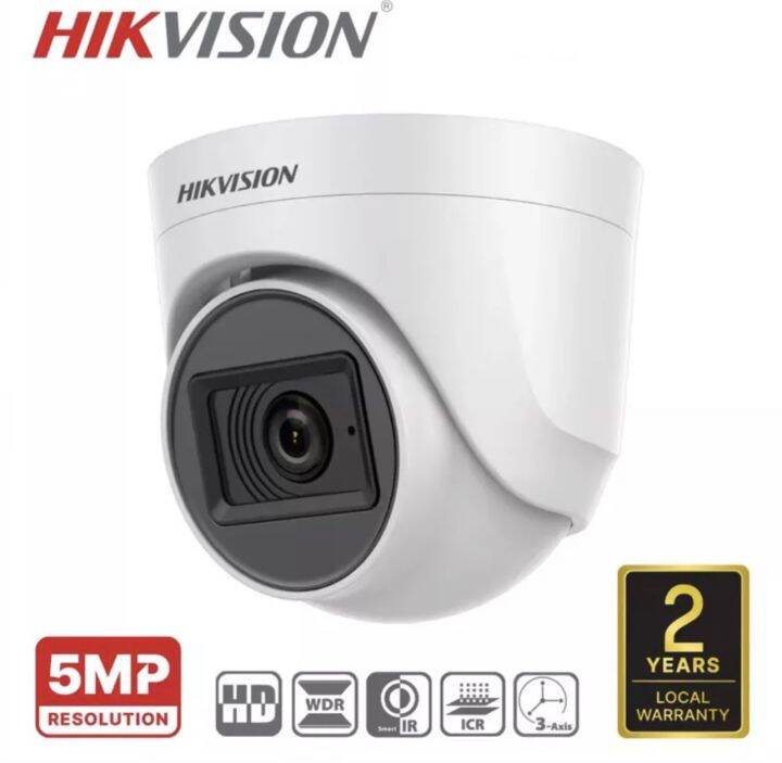 HIKVISION CCTV 5MP Indoor Dome Camera 5MP Turbo Full HD 1920P 4 In 1 AHD/CVI/TVI/CVBS (2.8MM ...