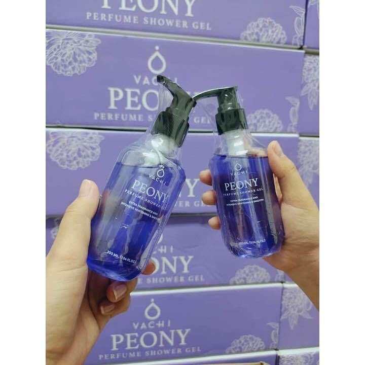 VACHI PEONY PERFUME SHOWER GEL Vachi Soap Natural Herbal สบู่วาชิ สบู่ ...