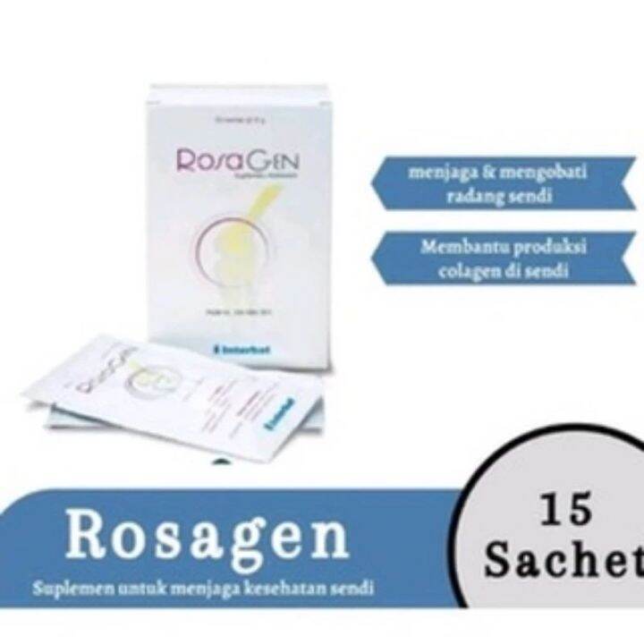 Rosagen Suplemen Untuk Kesehatan Tulang Sendi Dan Otok - Rosagen 1 Box ...