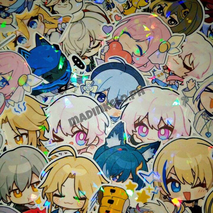 100pcs Honkai Impact Waterproof Random Stickers / Honkai Impact Chibi ...