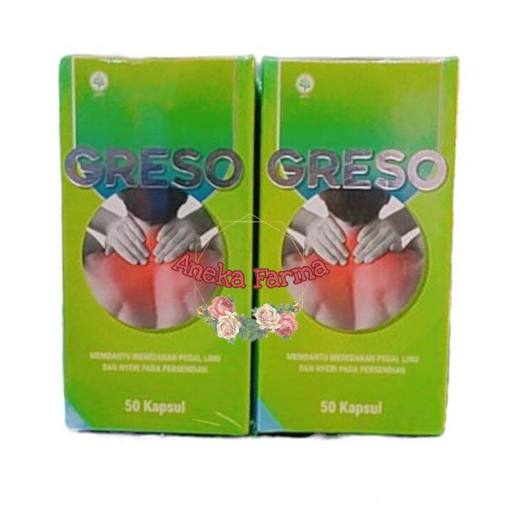 Greso 50 Kapsul untuk Mengurangi Pegal Linu dan Nyeri Persendian ...