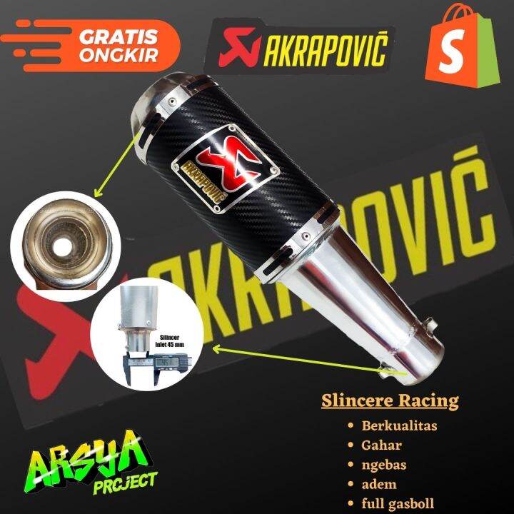 Slincer Slenser Akrapovic, SC-Project Karbon, Proliner Karbon, SC ...