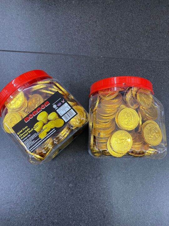 Mommom gold coin chocolate 850g jar | Lazada