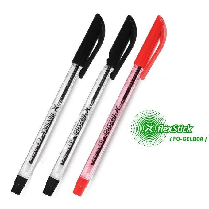 FlexOffice FLEXSTICK SMOOTH INK Ballpoint Pen 0.5mm 0.7mm 4pcs/pack ...