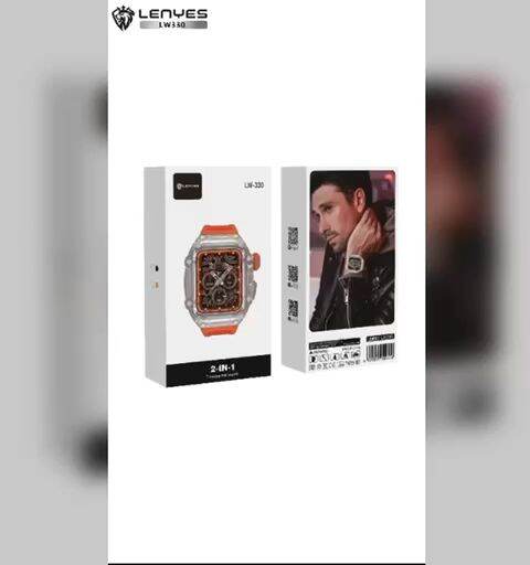 IL - Smartwatch LENYES LW330 1.91" Smartwatch Waterproof IPX67 NFC ...