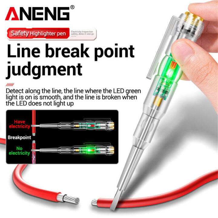 ANENG B12 Voltage Test Pen Electrical Flat Blade Screwdriver Non ...
