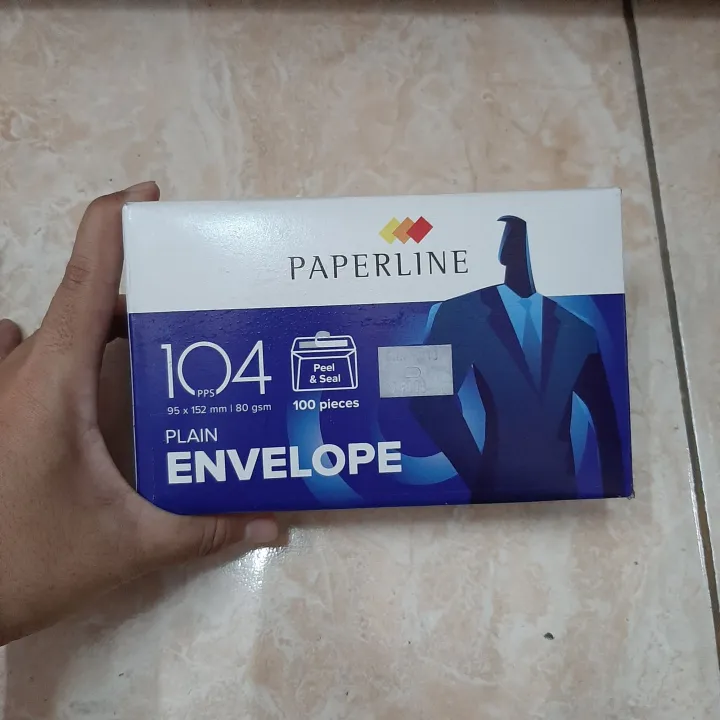Paperline Amplop Putih Banker Tanggung 95x152mm 80gr 100lembar | Lazada ...