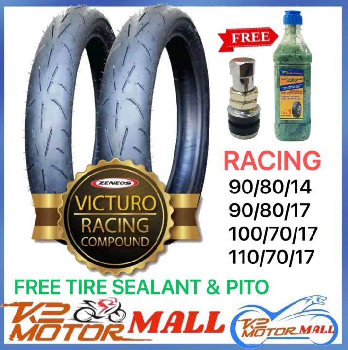 ZENEOS VICTURO RACING TIRE FREE TIRE SEALANT &PITO FOR MOTORCYCLE TIRE ...