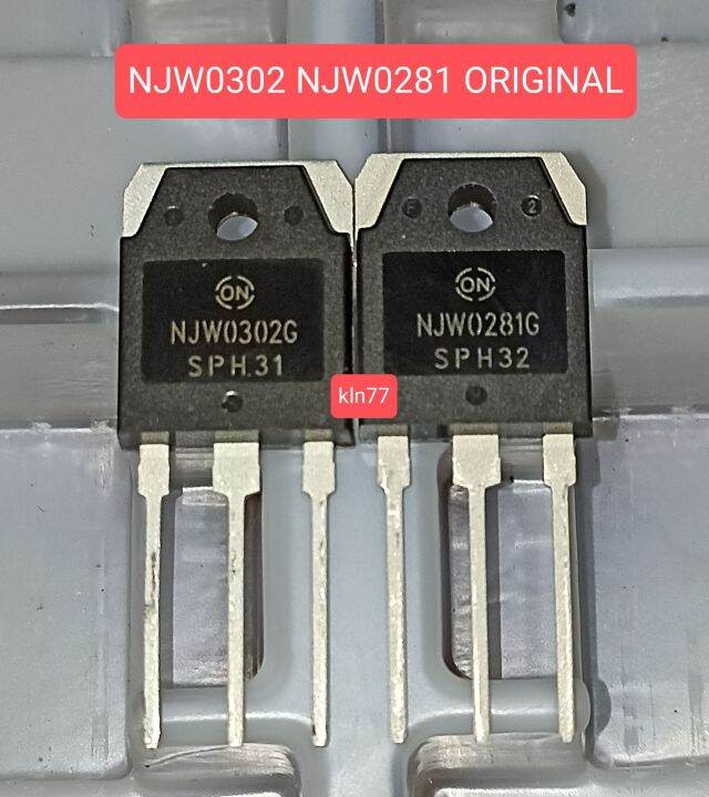 TRANSISTOR NJW0302 NJW0281 NJW0281G NJW0302G ORIGINAL NJW 0302 NJW 0281 ASLI | Lazada Indonesia