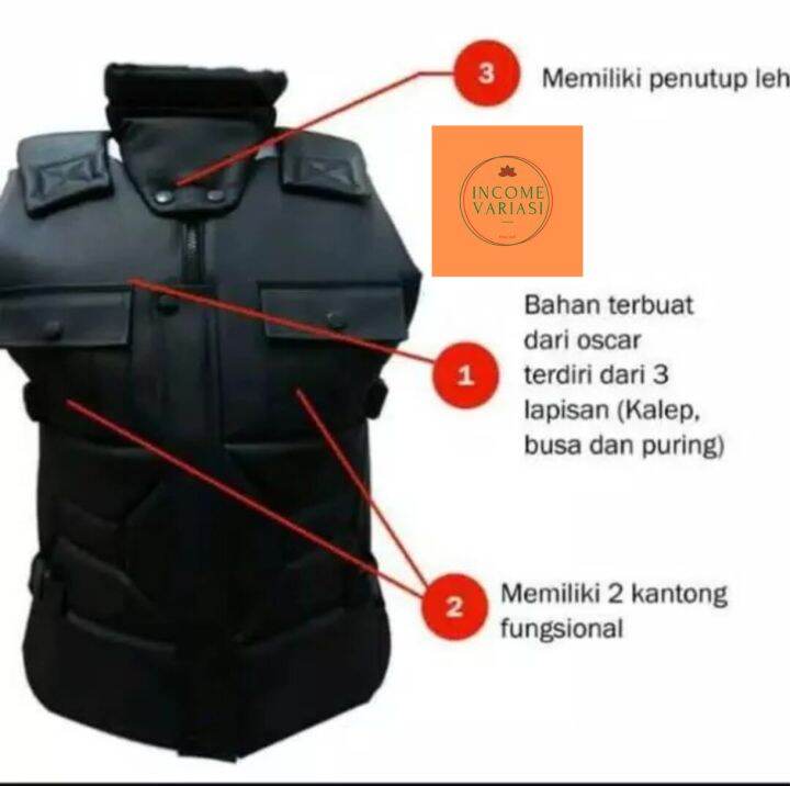 Rompi Motor Anti Angin dan Air Jaket Touring Pelindung Dada | Lazada ...
