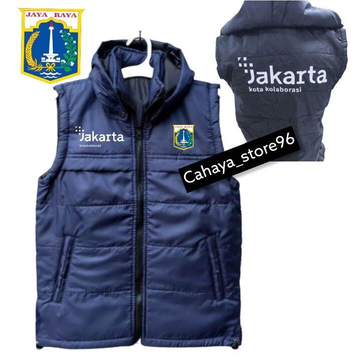 Jaket Rompi Jakarta Kota Kolaborasi / Jaket Parasut / Rompi Polos ...