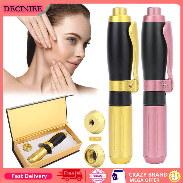 DECINIEE 2 IN 1 High Pressure Hyaluronic Acid Pen High Density Metal ...