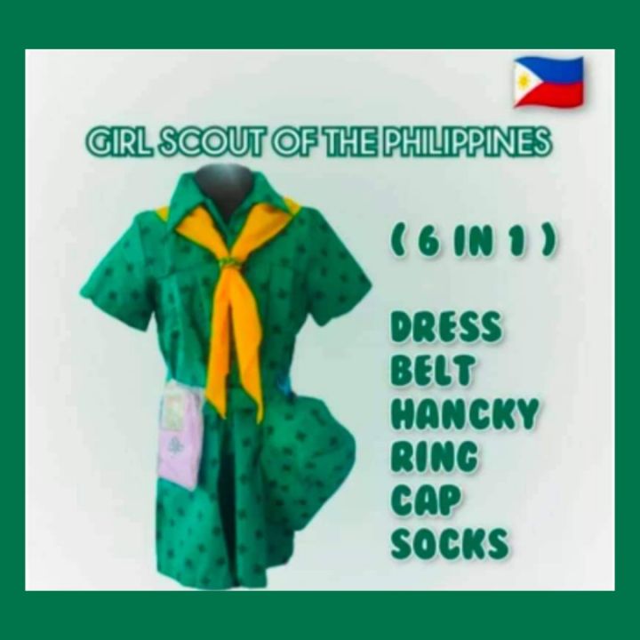 GIRL SCOUT DRESS (6 IN 1) SET GSP TYPE A | Lazada PH