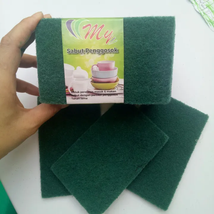 sabut hijau cuci piring sabut serbaguna sabut gosok panci | Lazada ...