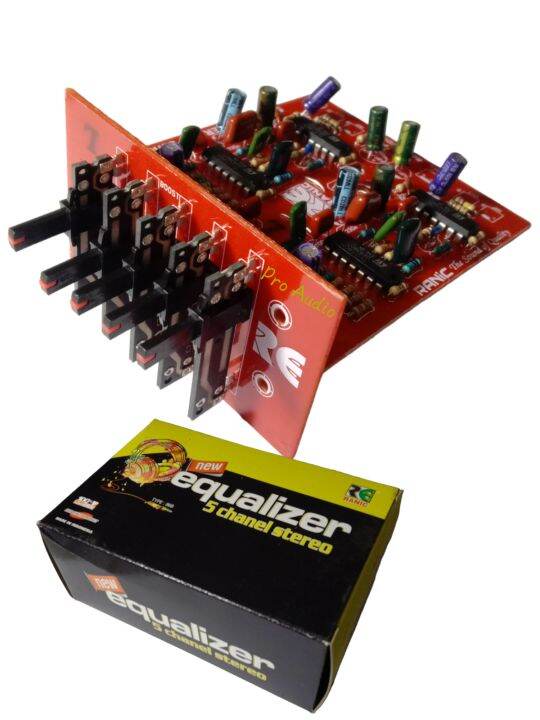 Kit Equalizer 5 Channel Stereo - Grafik Equalizer Stereo 5CH | Lazada ...