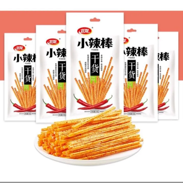 WEILONG Sweet Spicy Sticks small mini Spicy Beancurd spicy Bar 50g ...