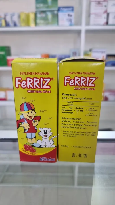 FERRIZ SIRUP PERBOTOL ISI 100ML EXP JUL 2023 | Lazada Indonesia