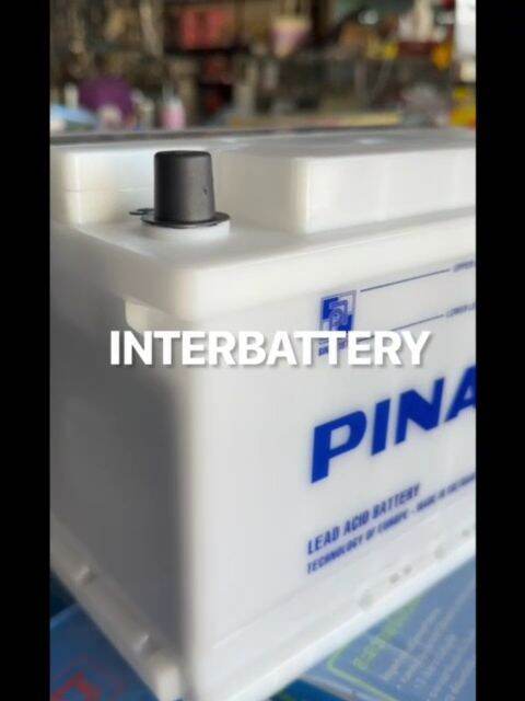 แบตเตอรี่รถยนต์ แบตเตอรี่น้ำ PINACO LN3 (DIN75) ขั้วจม 12V 75 แอมป์ ...