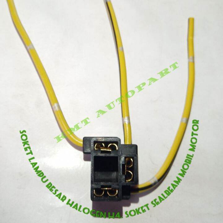 soket lampu besar H4 soket lampu halogen soket sealbeam model original ...