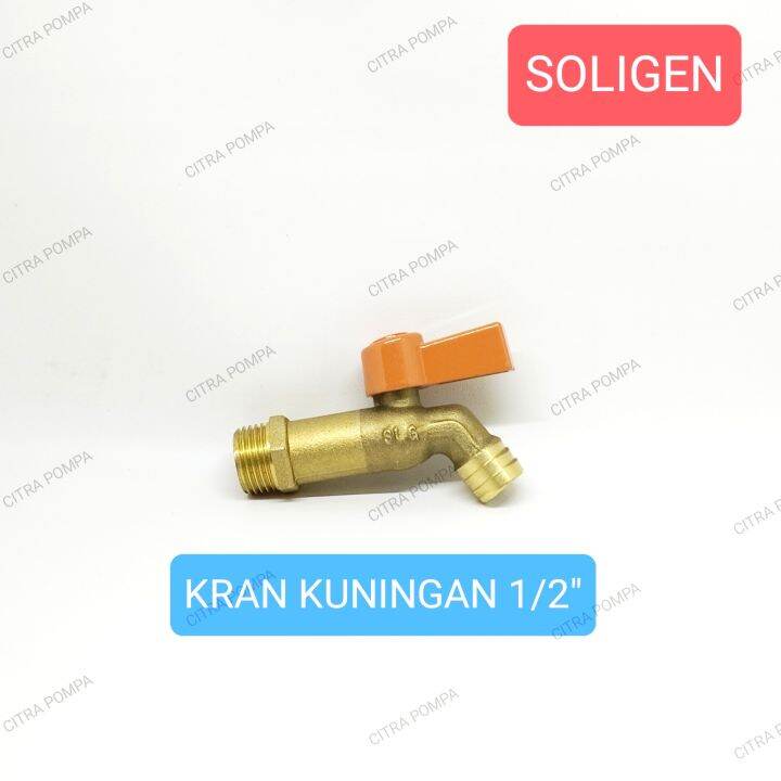 KRAN KUNINGAN 1/2 INCH | Lazada Indonesia