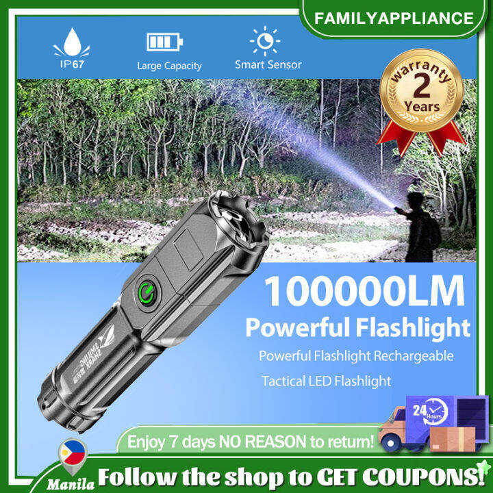 Flashlight Waterproof Original Flashlight Chargeable Outdoor Flashlight ...