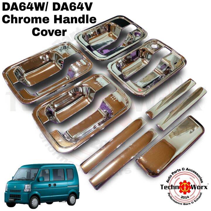 Suzuki DA64V DA64W Garnish Tail Light Cover Multicab Transformer Chrome ...
